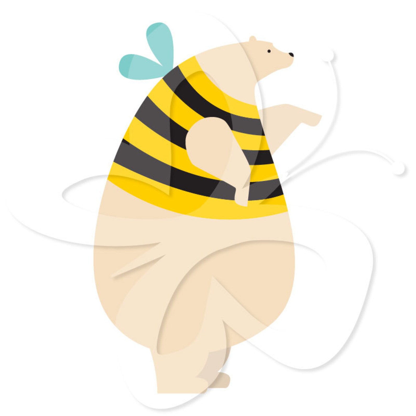 Honey Bear Digital Clip Art Clipart Set Personal and Commercial Use - Etsy