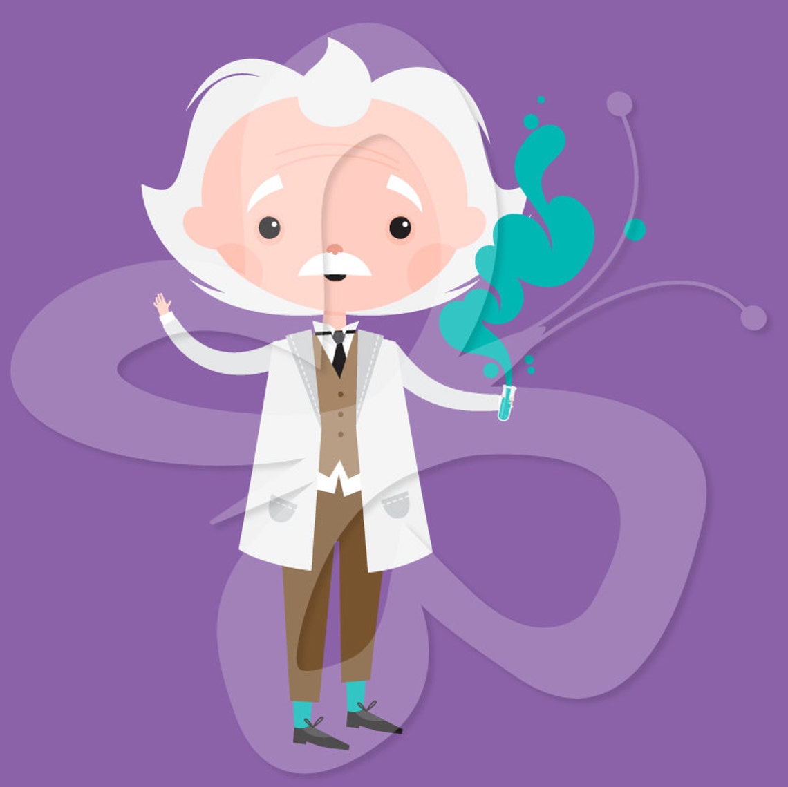 Science With Einstein Clip Art Clipart Set Commercial and Personal Use ...