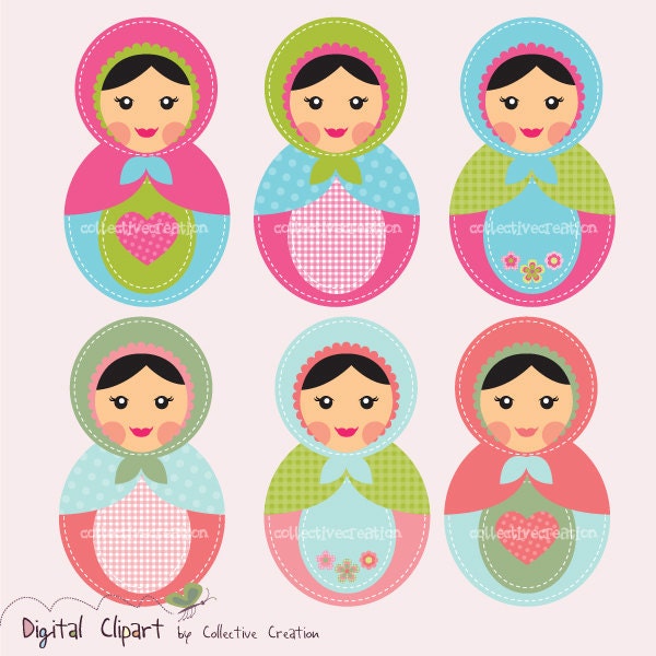 Matryoshka Clip - Etsy