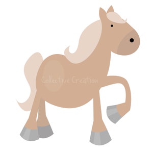 Horse Color Chart Digital Clip Art Set Clipart for Personal ...