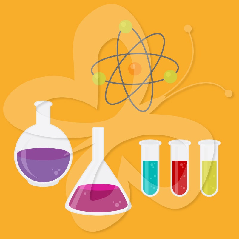 Science With Einstein Clip Art Clipart Set Commercial and Personal Use ...