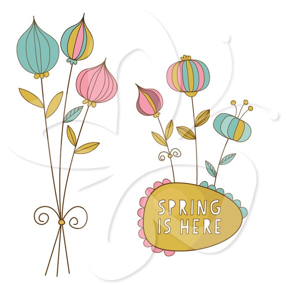 Spring Is Here Clipart