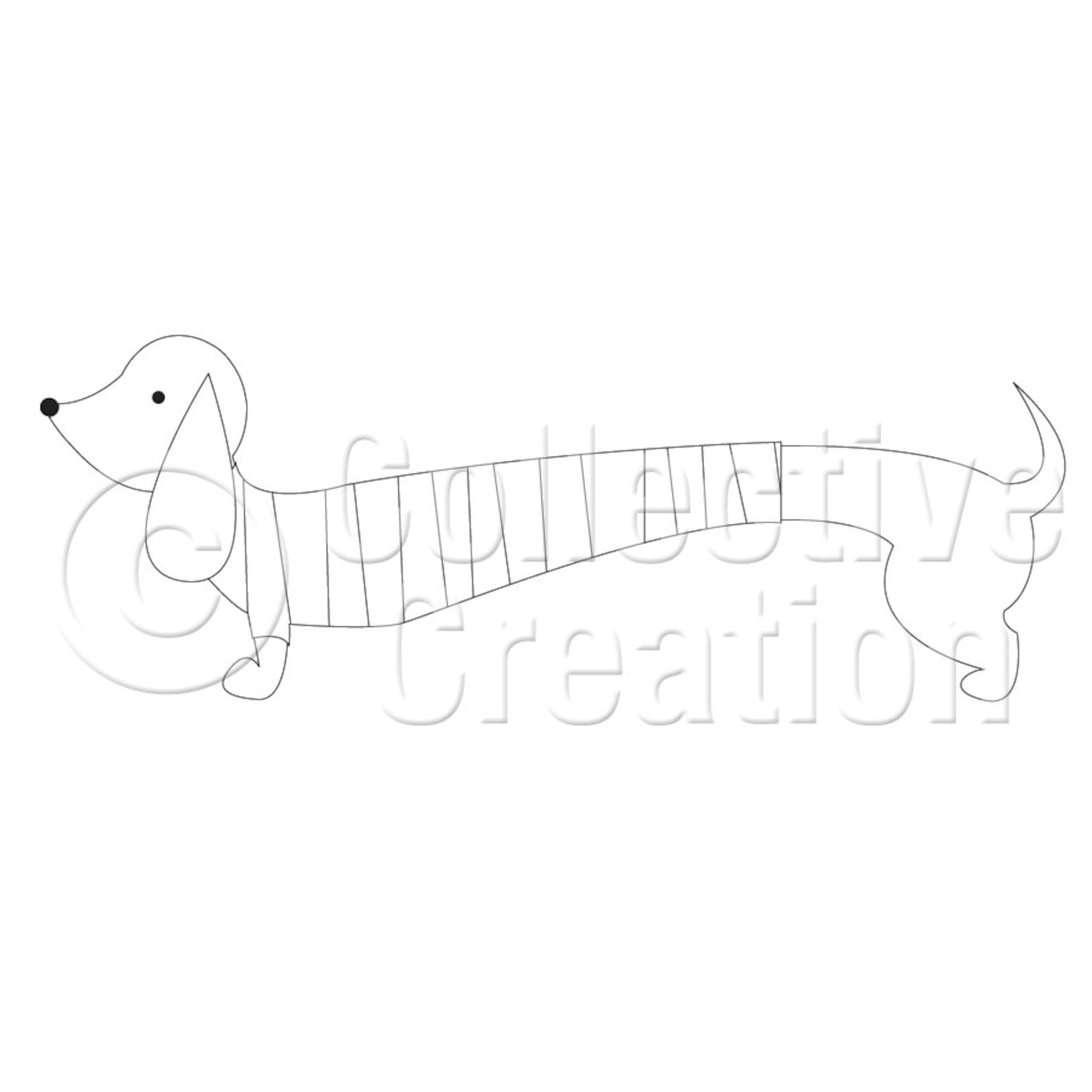 Colorful Dachshunds / Sausage Dogs Digital Clipart Personal | Etsy