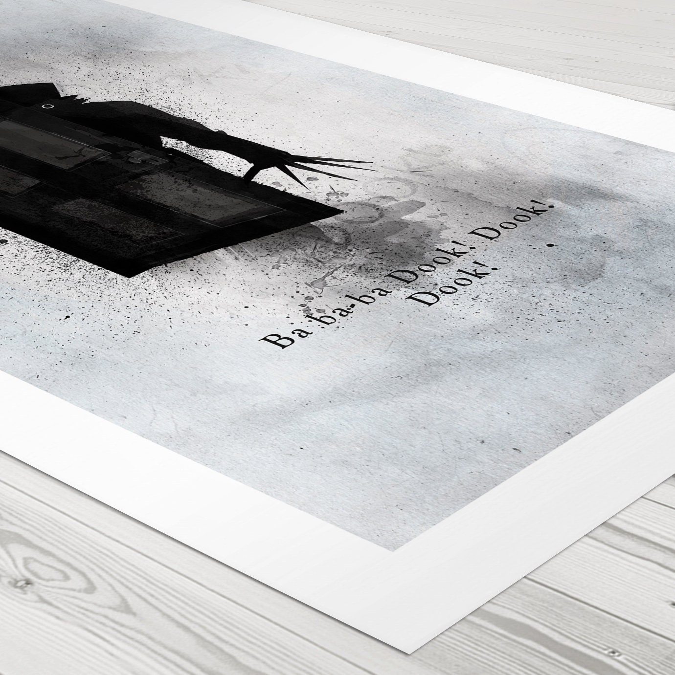 The Babadook Art Print Three Sharp Knocks Poster - Etsy