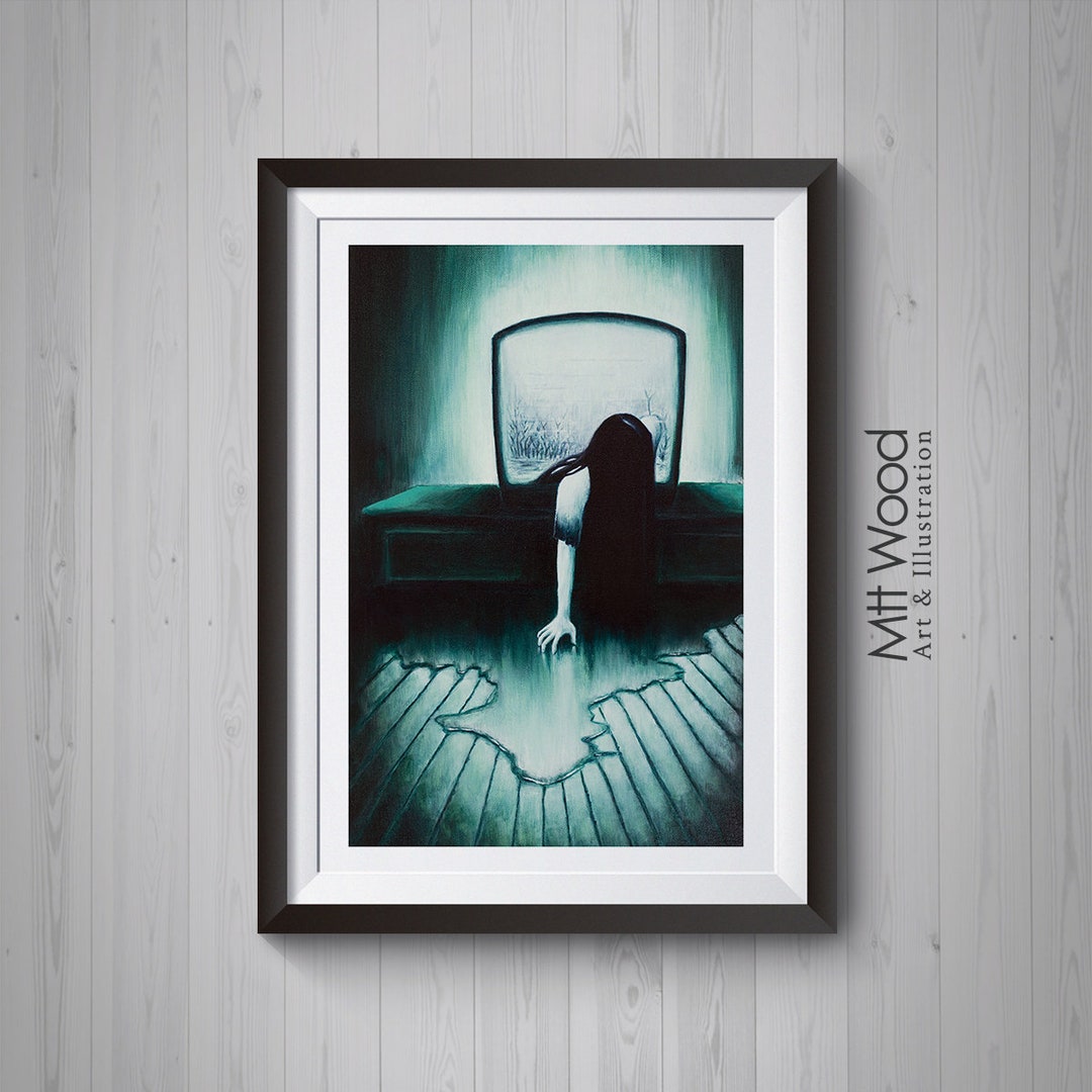 The Ring Print Samara/sadako, She Never Sleeps - Etsy