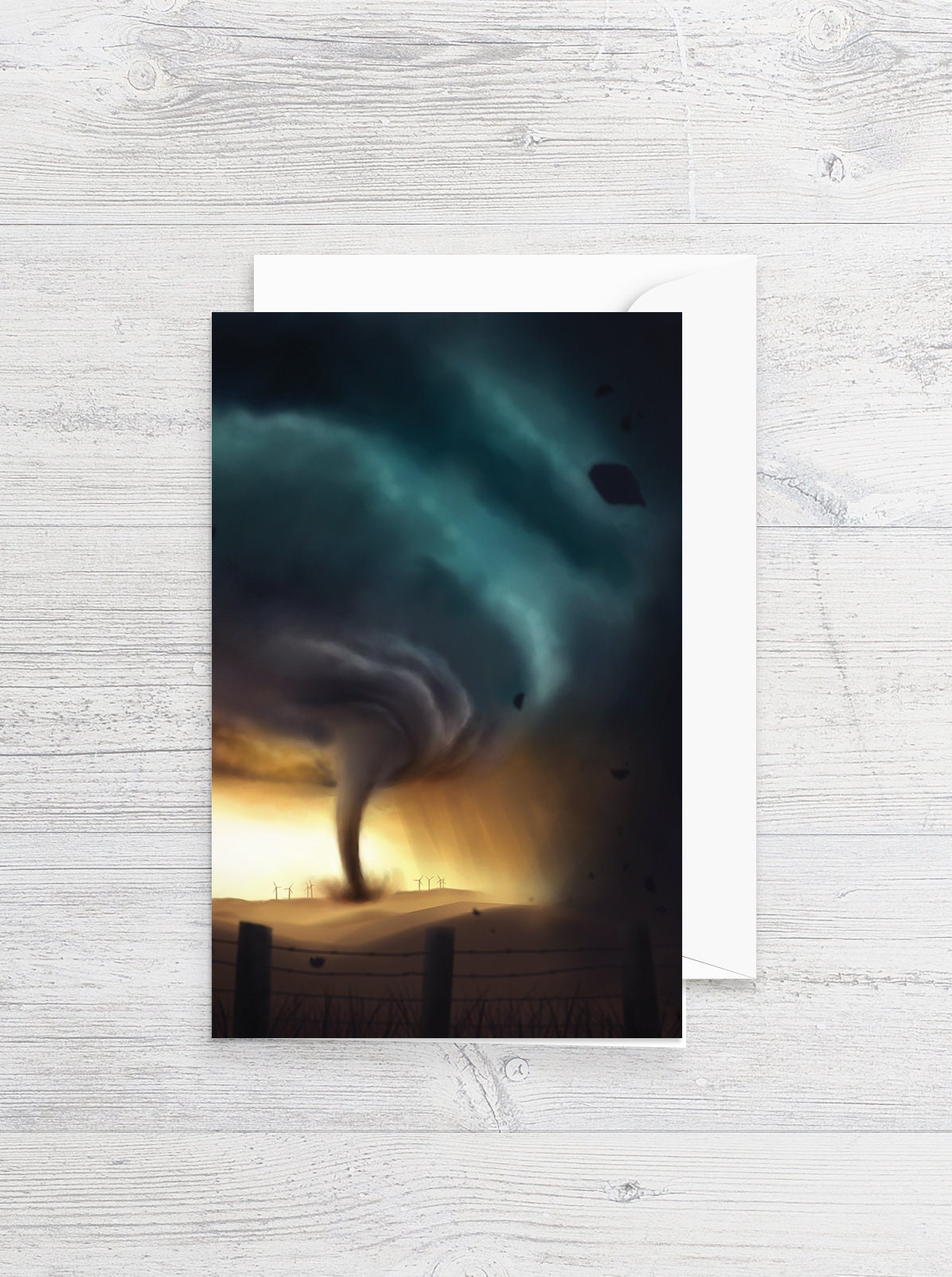 Tornado Storm Gift/greeting Card - Etsy UK