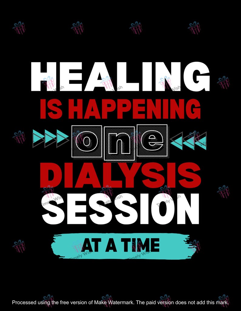 Dialysis Nurse Patient Digital Art | Healing is Happening Design (SVG ...