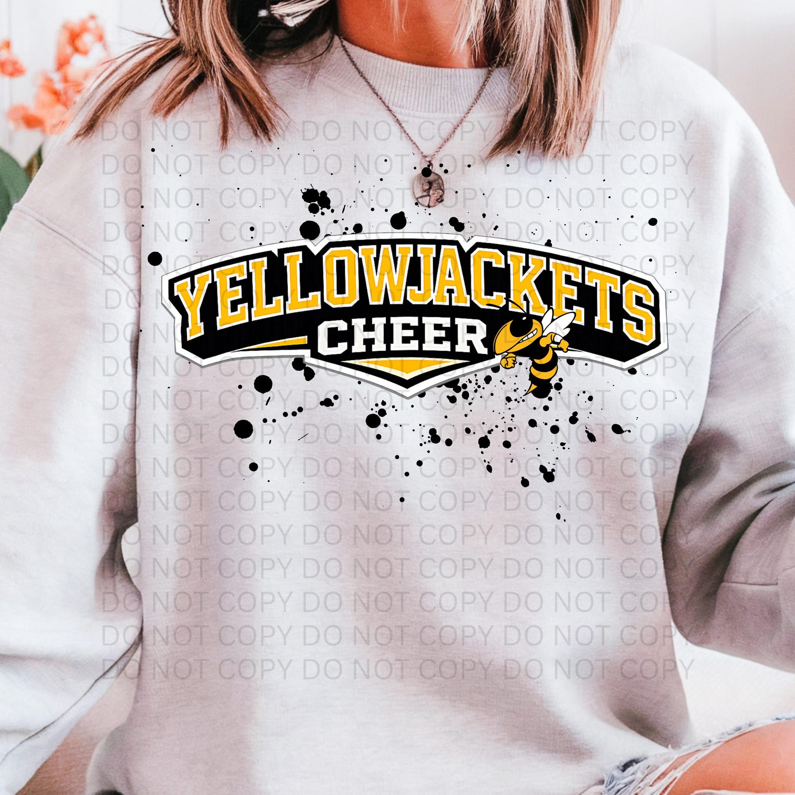 Yellowjackets Cheer PNG Bundle | School Spirit Mascot | Cheer Team ...
