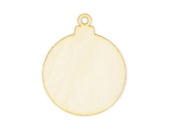 Round Wood Ornament - Etsy