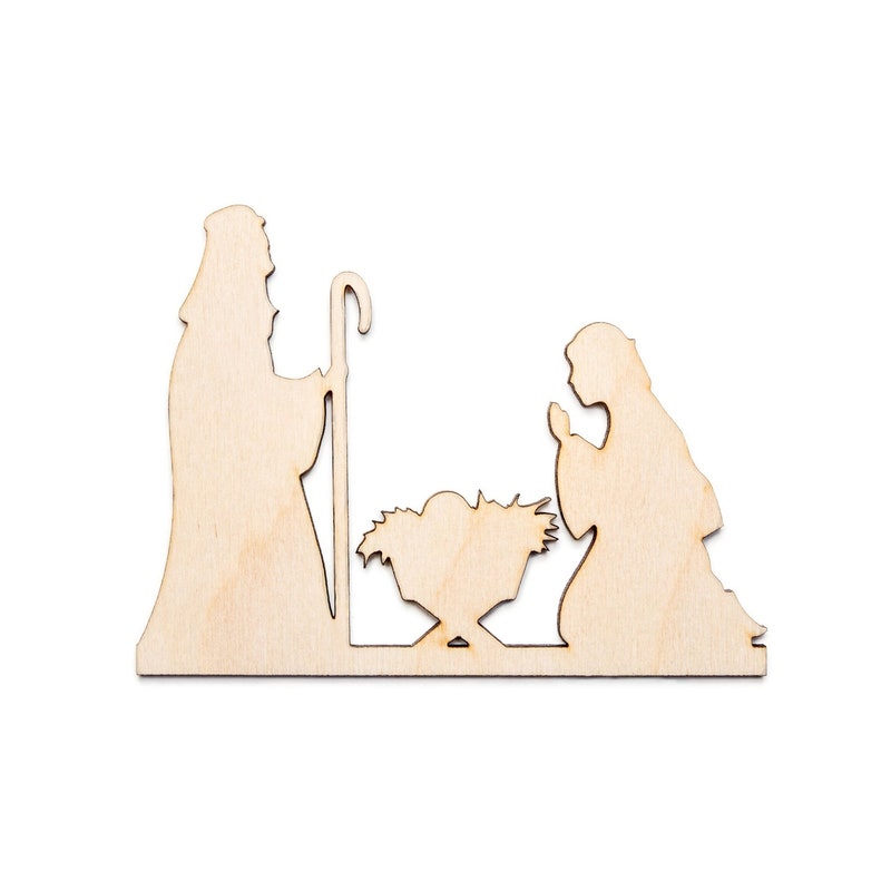 Wood Nativity Shapes - Etsy