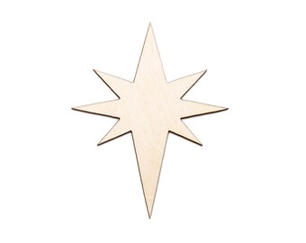 North Star Cutout - Etsy