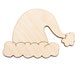 Santa Hat Wood Cutout-holiday Wood Decor-saint Nicks Hat-various Sizes ...