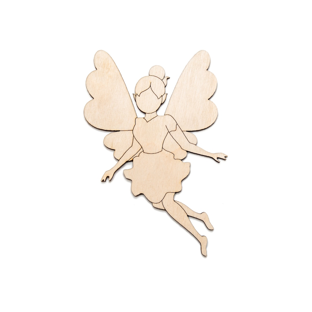 Fairy Girl-wood Cutout-fairies and Mythical Creatures Theme Wood Decor ...
