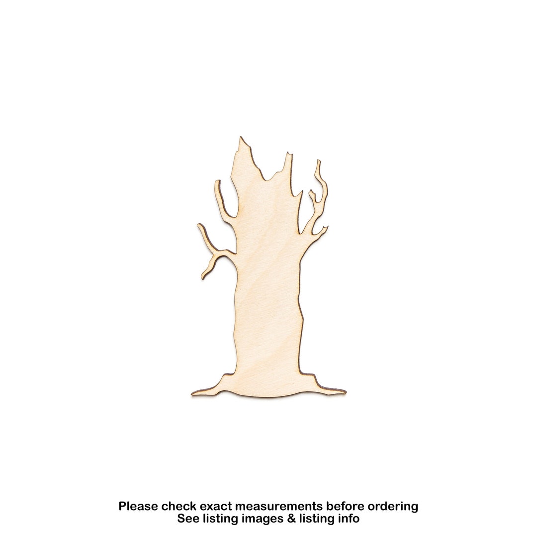 Dead Tree Blank Wood Cutout-haunted Dead Tree Decor-halloween Decor ...
