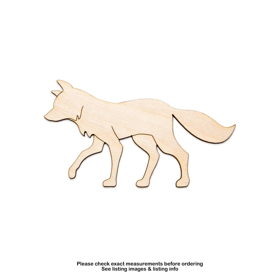 Fox Trot-wood Cutout-walking Fox Wood Decor-fox Theme Decor-various ...