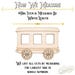 Train Car Detailed Wood Cutout - Laser Cut Unfinished Craft Shape ...