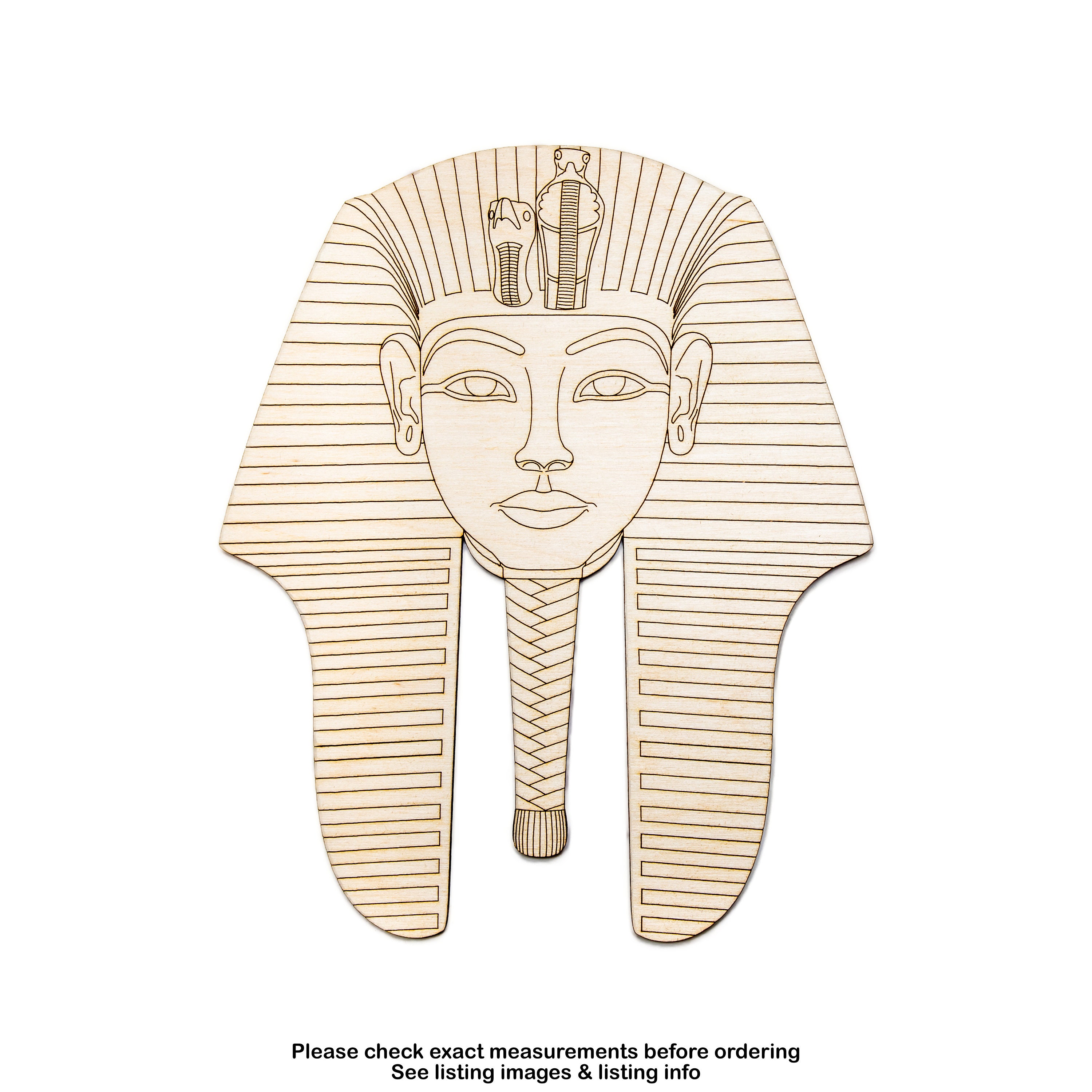 Egyptian Pharaoh Head Drawing