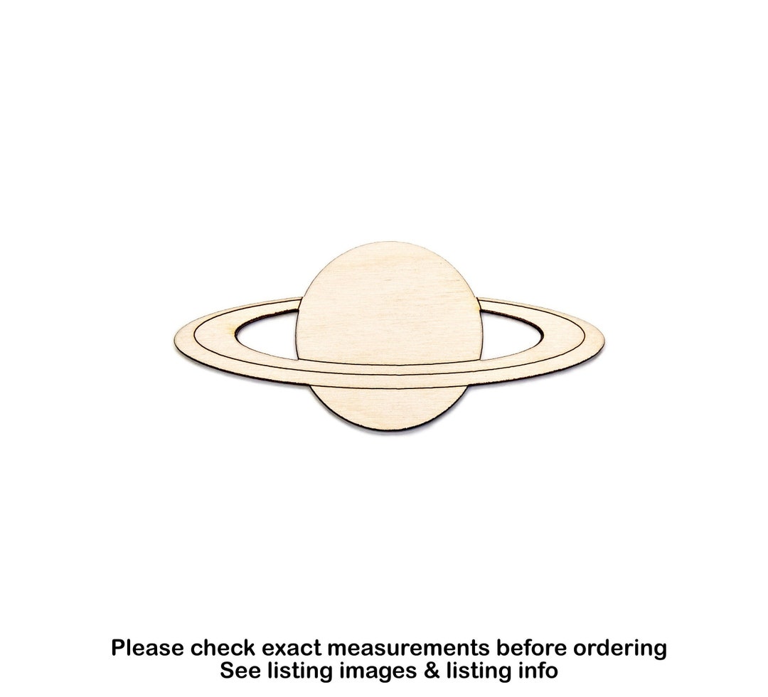 Saturn-detail Wood Cutout-planets and Space Decor-solar System Crafts ...