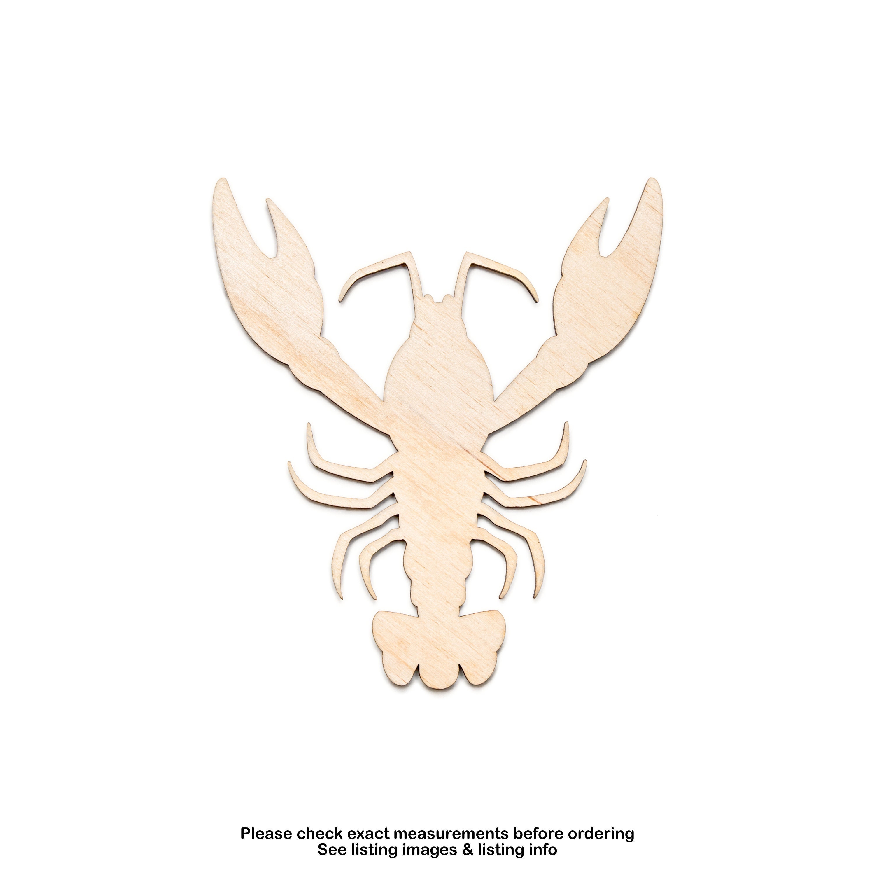 Lobster-blank Wood Cutout-lobster Theme Wood Decor-ocean - Etsy