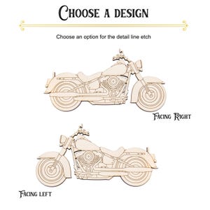 Motorcycle Wood Cutout-detail-bike-vehicles Theme Decor-biker Decor ...
