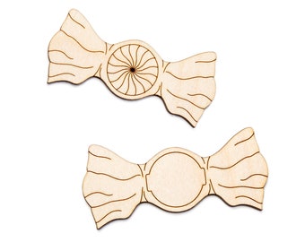 25 Candy Shape Cutouts Candy Die Cuts Embellishments Paper - Etsy