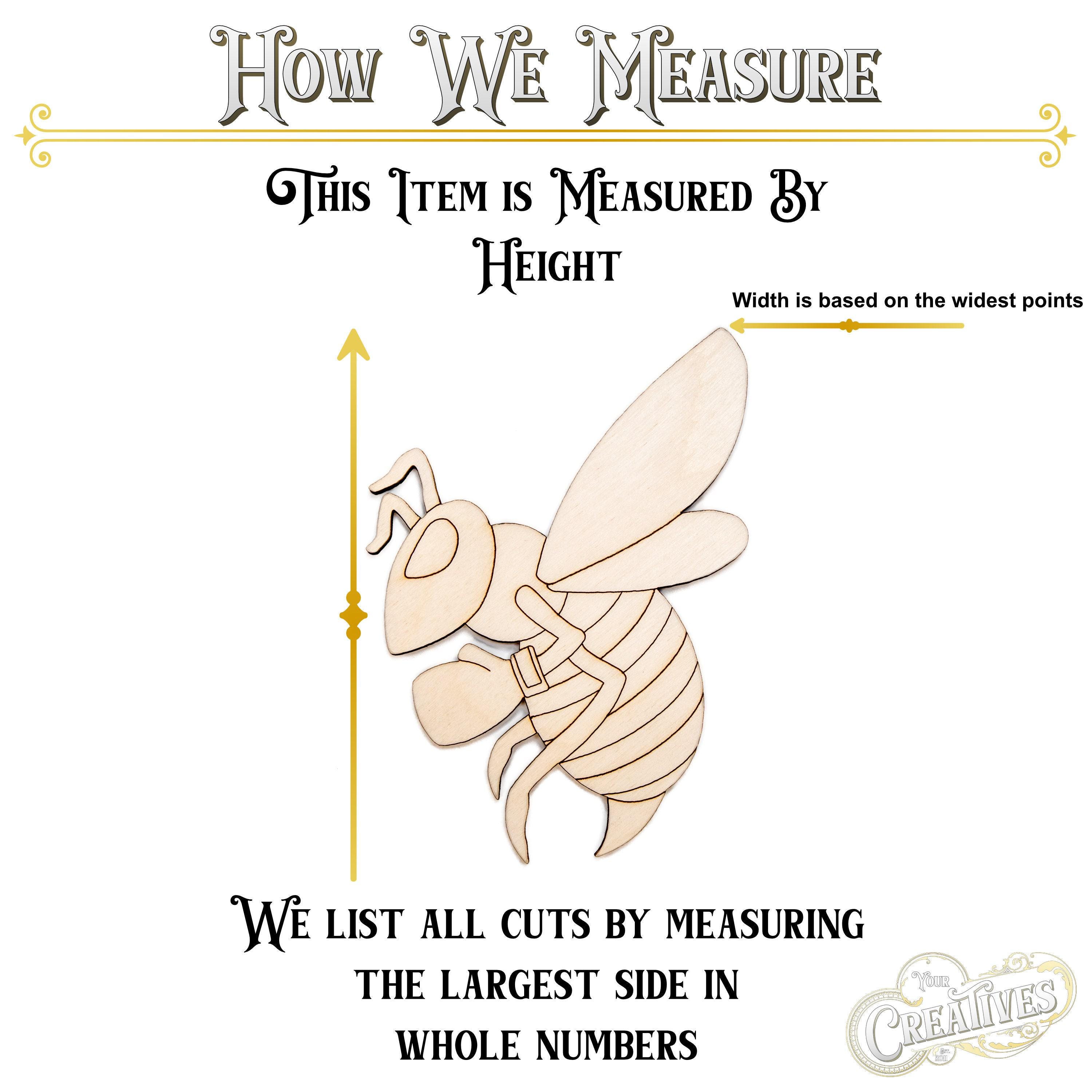 Bee Boxing Wood Cutout-detail-tough Bee Decor-various Sizes-diy ...