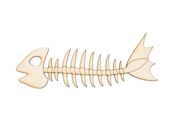 Wooden Fish Bones - Etsy