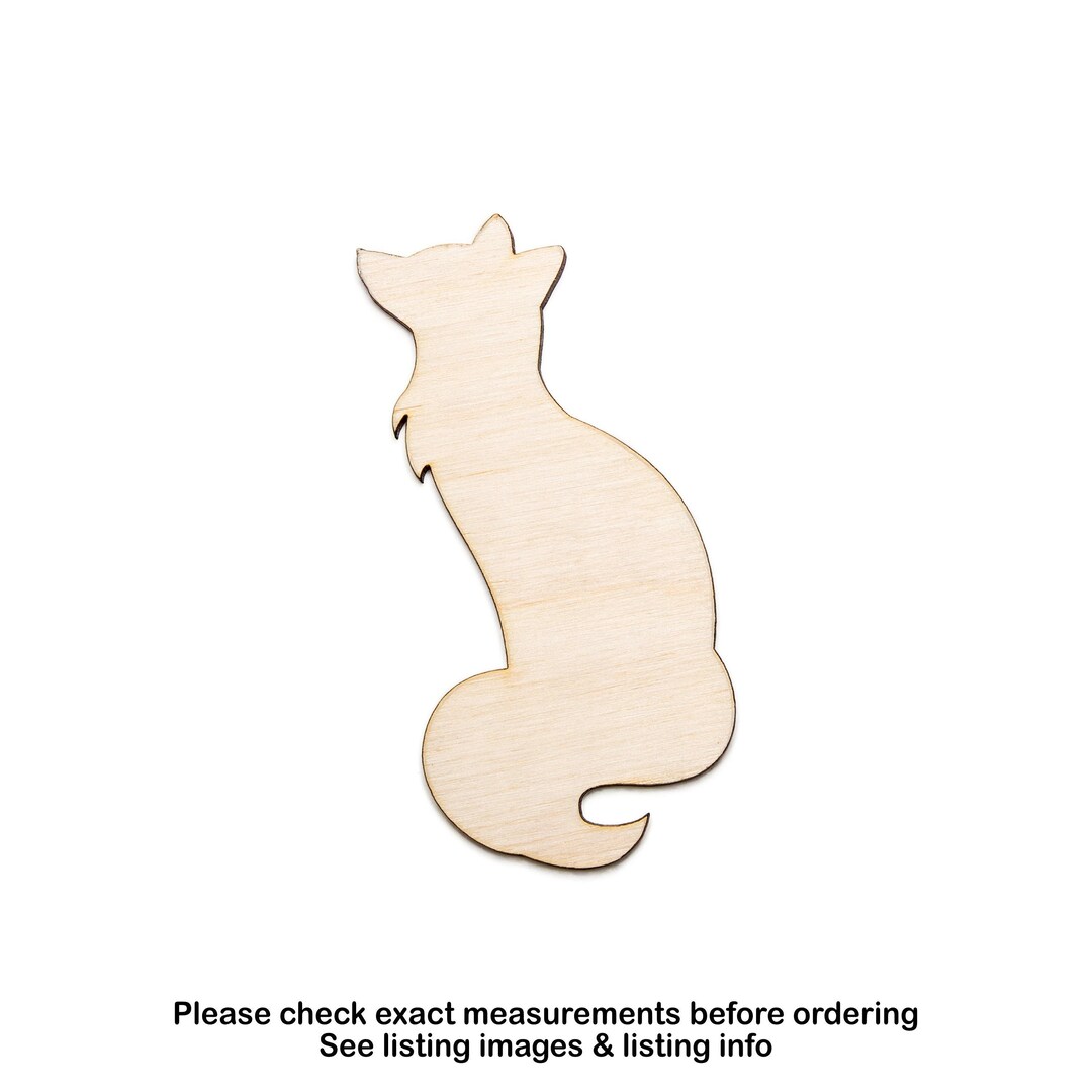 Fox Sitting Blank-wood Cutout-cute Fox Wood Decor-forest Creatures ...