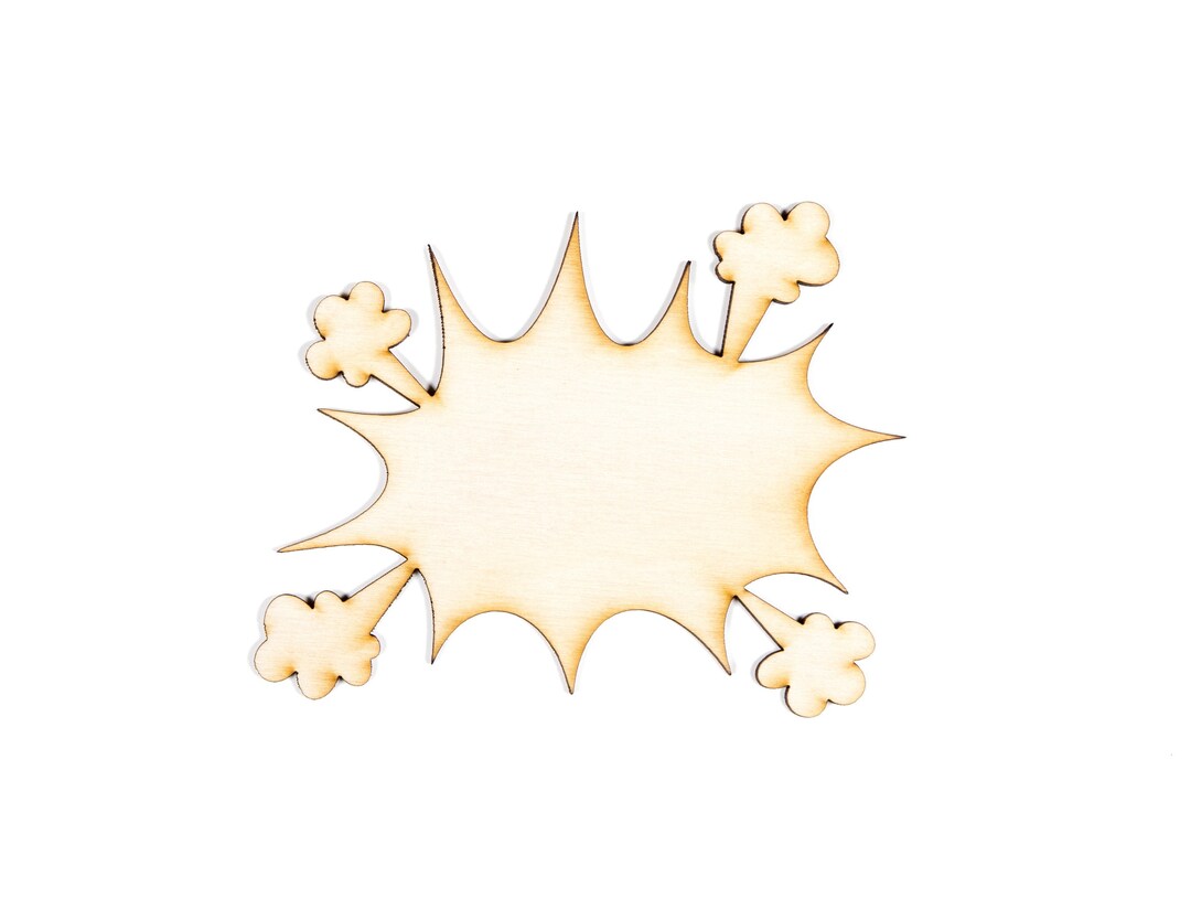 Explosive Yelling Speech Bubble-choose A Size-diy Crafts-comic - Etsy