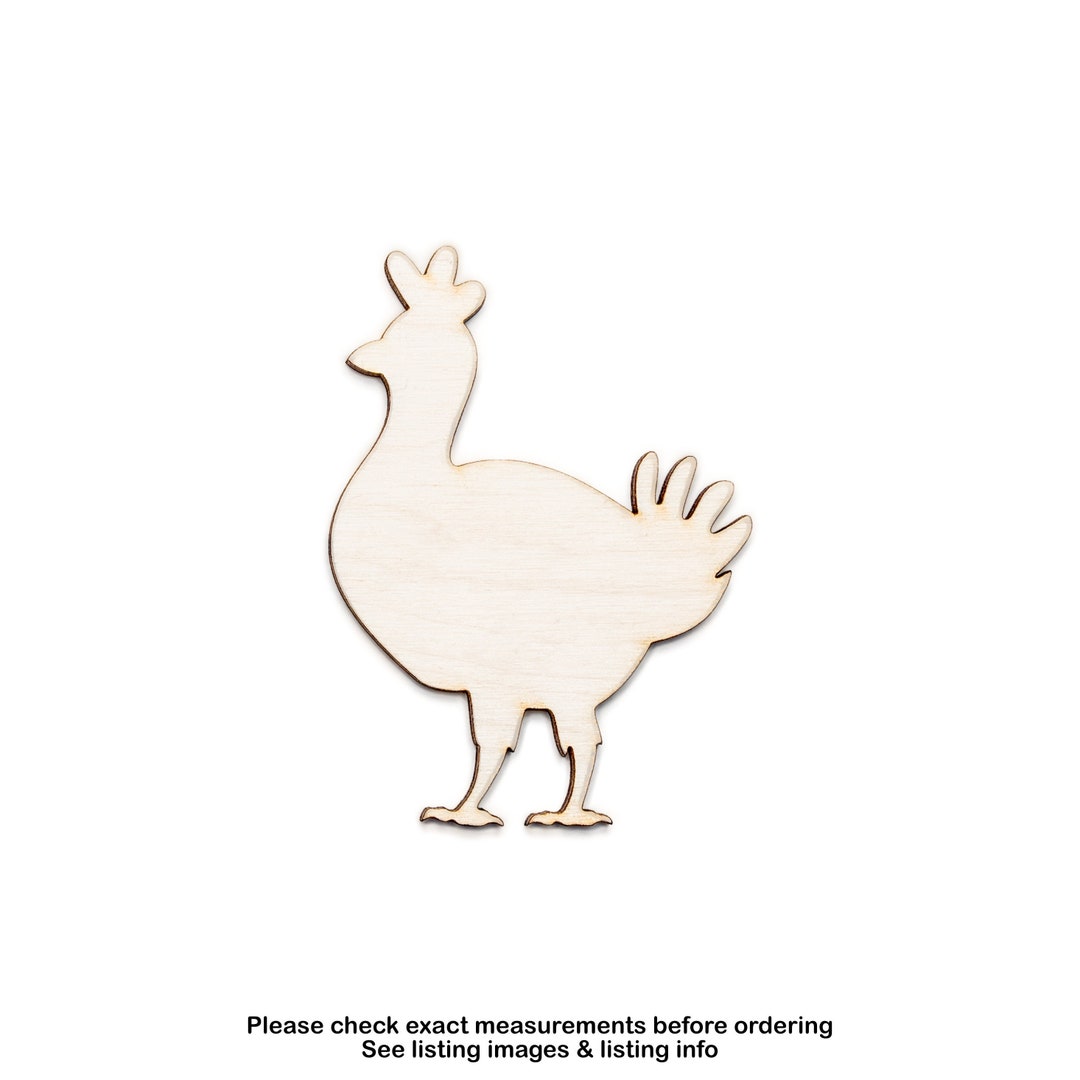 Cute Hen-blank Wood Cutout-farm Animal Shapes-chicken Decor-farm Home ...