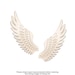 Bird Wings Wood Cutout-detail-two Piece Set-birds Decor-wooden Wings ...