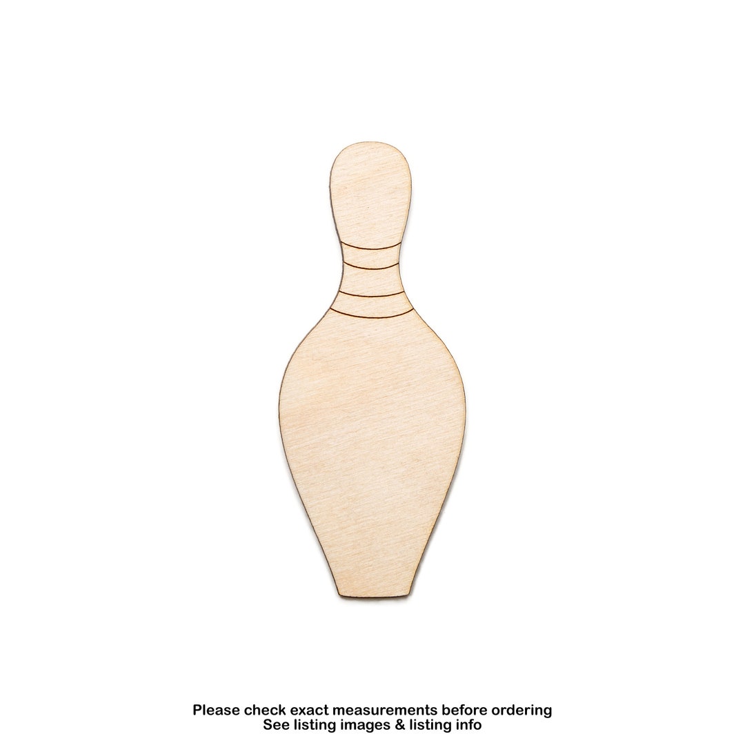 Bowling Pin-wood Cutout-bowling Theme Wood Decor-bowling Accessories ...