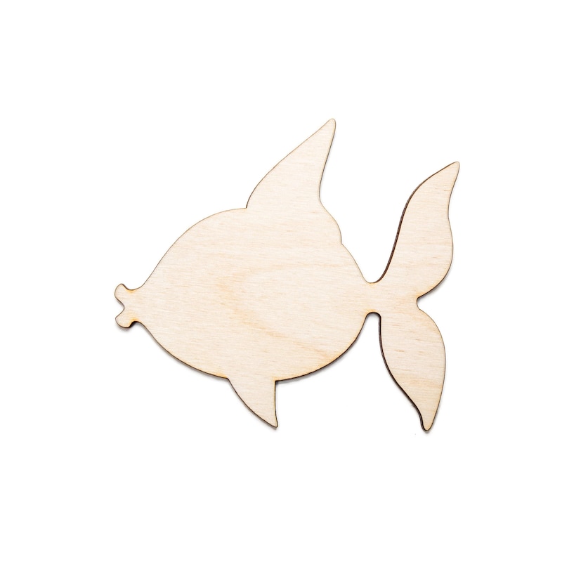 Wood Angel Fish - Etsy