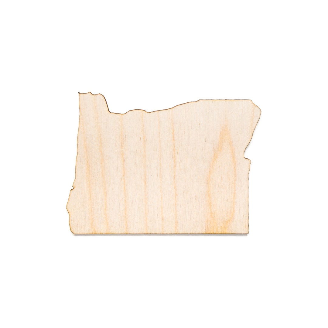 Oregon State Wood Cutout-state Wood Decor-various Sizes-geography Decor ...