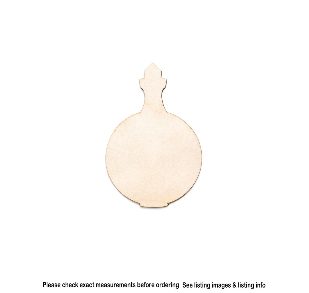 Round Potion Bottle Blank Wood Cutout - Laser Cut Unfinished Craft ...