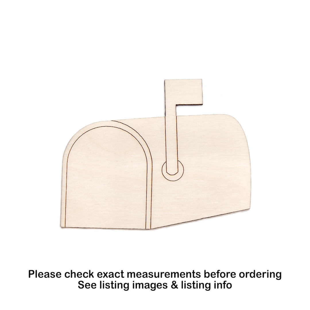 Mailbox Detail Wood Cutout-mail Post Decor-various Sizes-diy Crafts ...