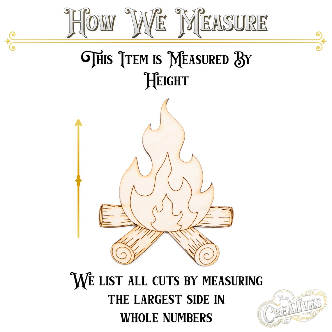 Campfire Wood Cutout-camping Theme Party-line Etch - Etsy