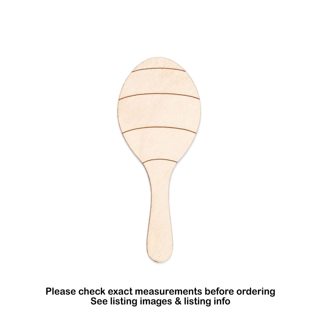 Maraca Wood Cutout-music Instruments-musical Theme Decor-various Sizes ...