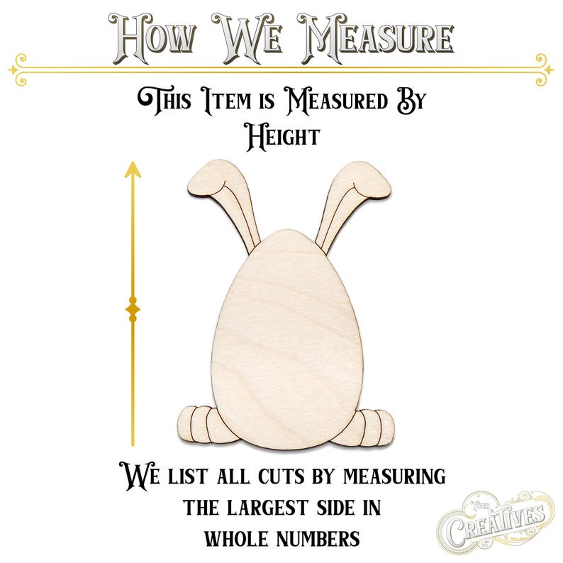 Egg With Bunny Ears Wood Cutout-easter Decor-two Design Options-spring ...