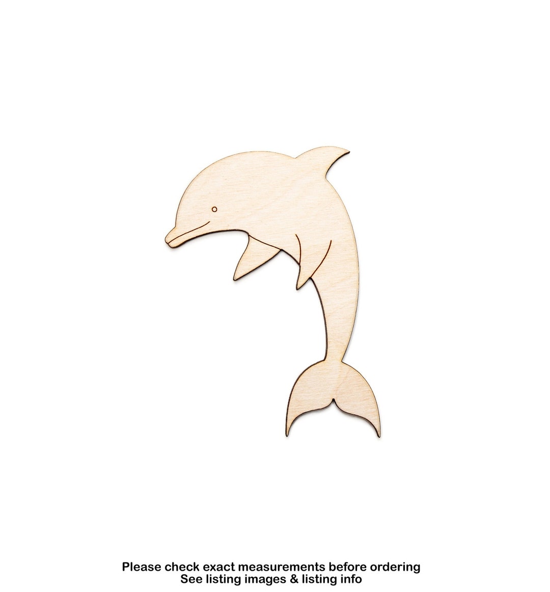 Dolphin-wood Cutout-dolphin Theme Wood Decor-ocean Fish Cutouts-various ...