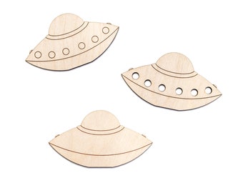 2 34 Alien Wooden Cutout Shape, Silhouette, Gift Tags Ornaments ...