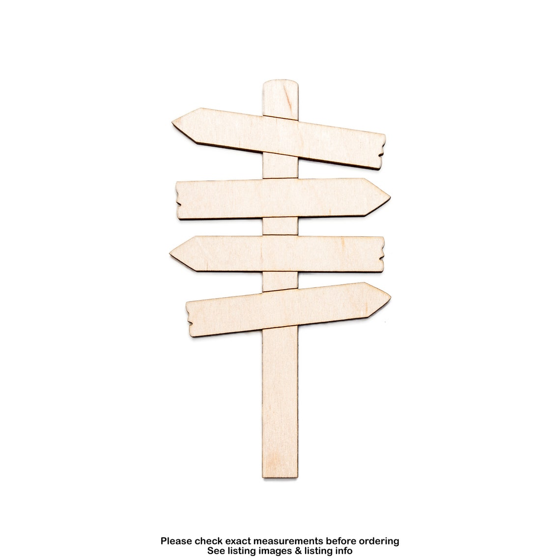 Arrow Planks Sign Post-wood Cutout-three Design Options-signs - Etsy
