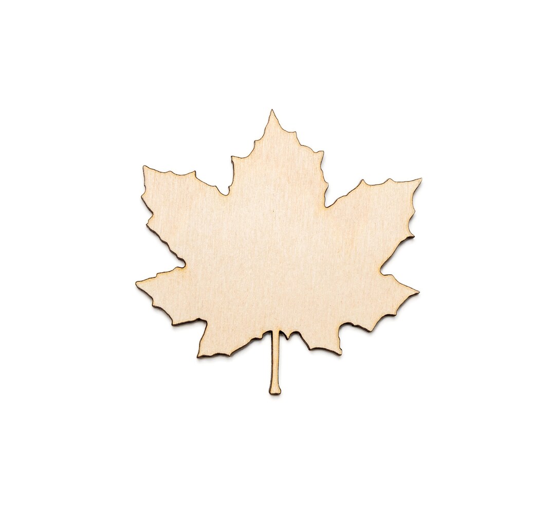 Maple Leaf Wood Cutout-fall Leaves Decor-various Sizes-diy Crafts-fall ...