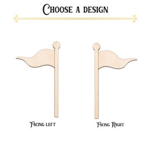Golf Flag Wood Cutout Golfing Theme Decor-flagstick-various Sizes-diy ...