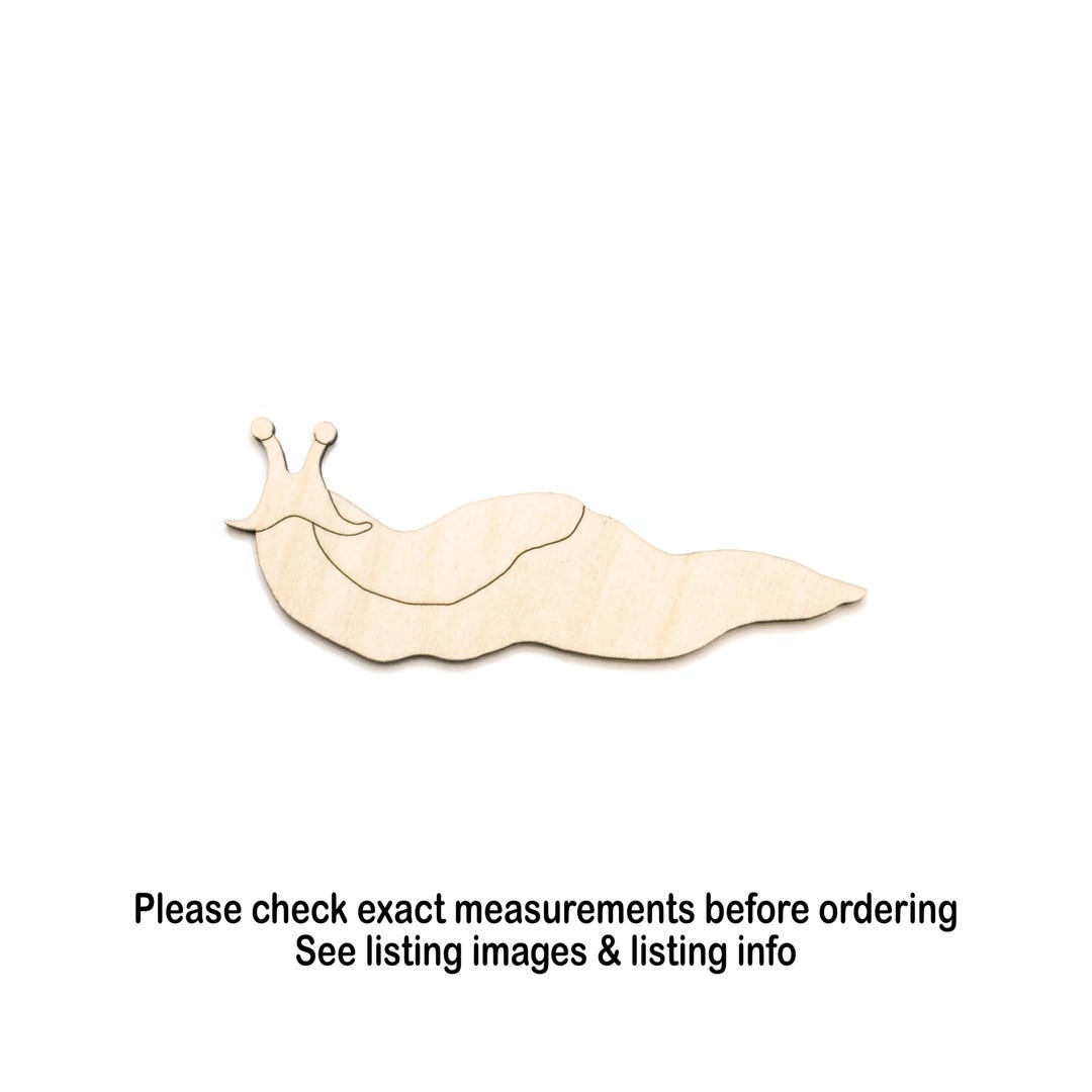 Banana Slug Wood Cutout-snails and Slugs-various Sizes-diy Crafts ...