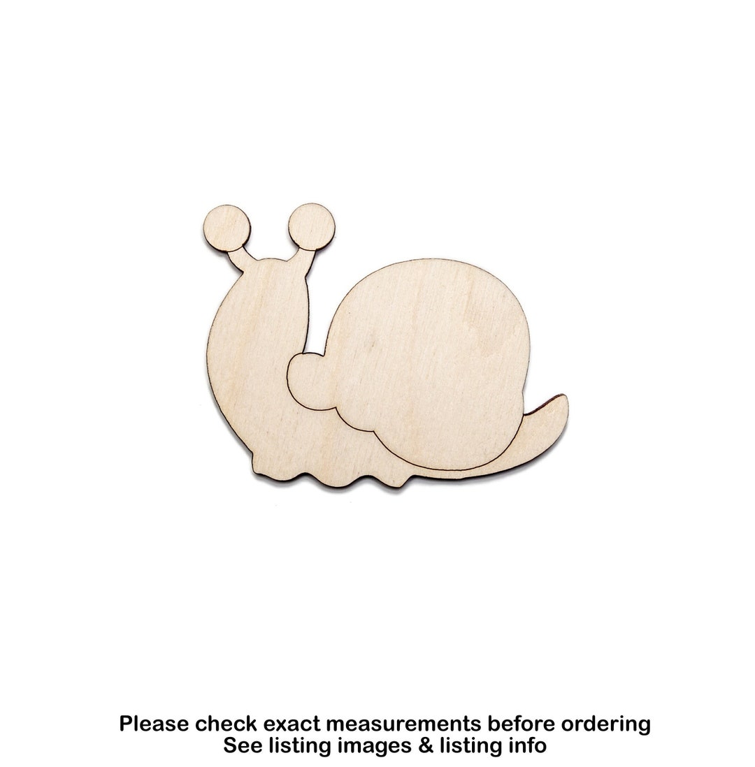 Cute Snail-blank Wood Cutout-snails and Bugs Theme Decor-garden Bugs ...