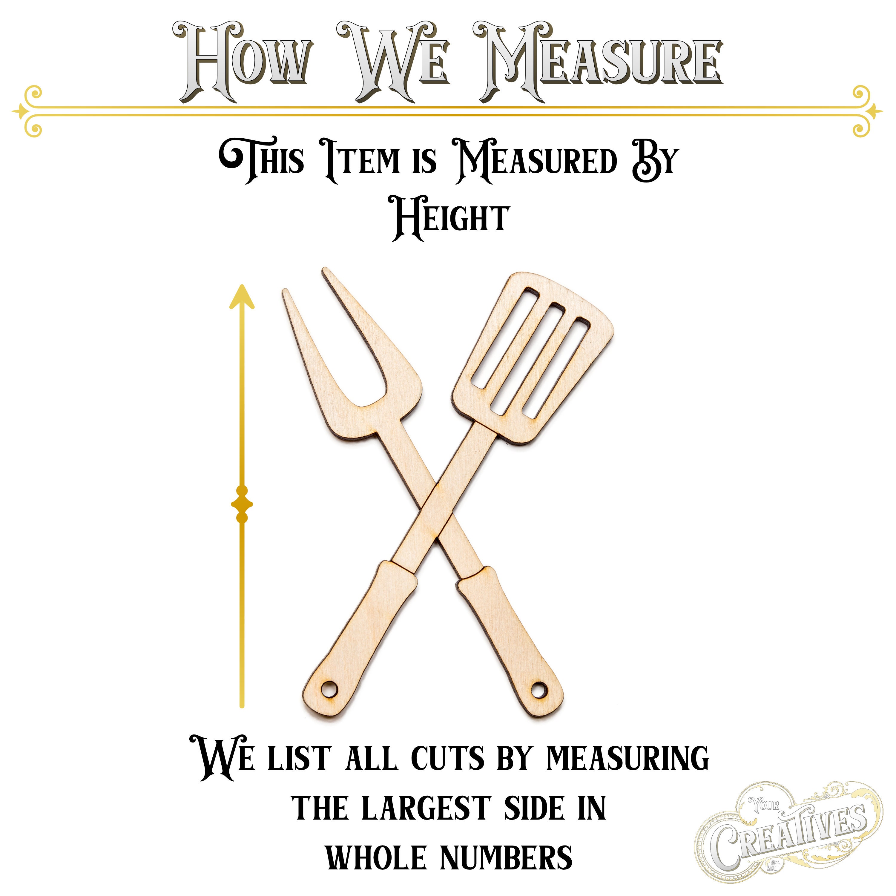 BBQ Utensils Crossed-wood Cutout-bbq Wood Decor-out Doors Theme Decor ...