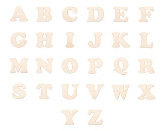 Wood Letters Alphabet Letters Educational Toy Wooden - Etsy