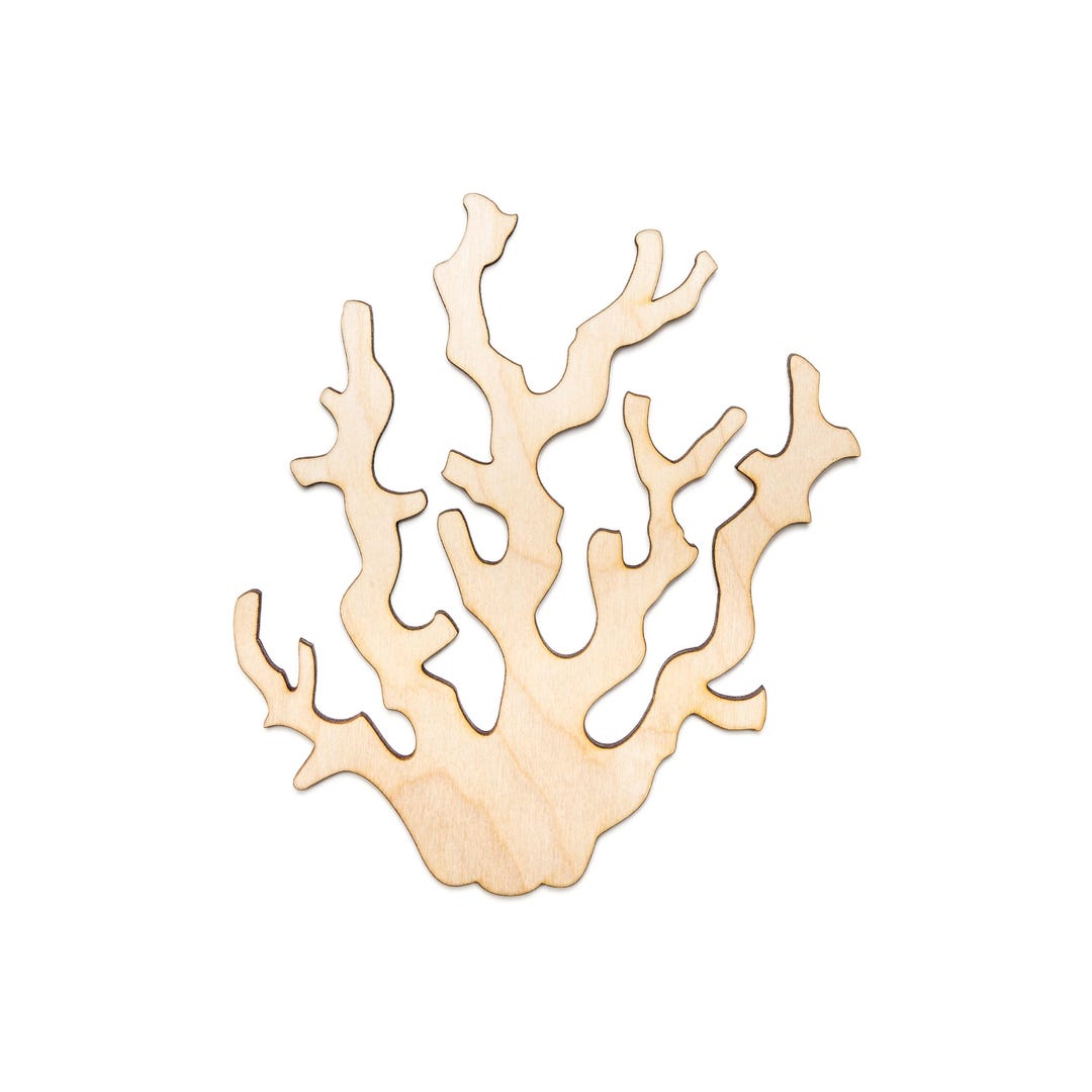 Coral Wood Cutout-ocean Plants and Coral Wood Decor-various Sizes-diy ...