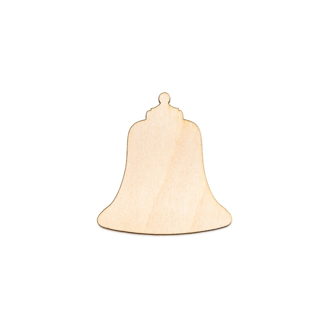 Bell-blank Wood Cutout-bell Shapes Wood Decor-wedding Bells-various ...